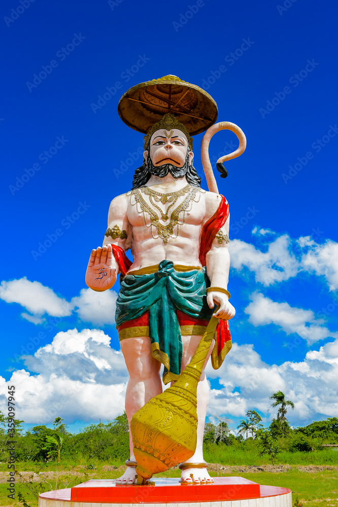 Indian god statue in Suriname, South America Stock Photo | Adobe Stock