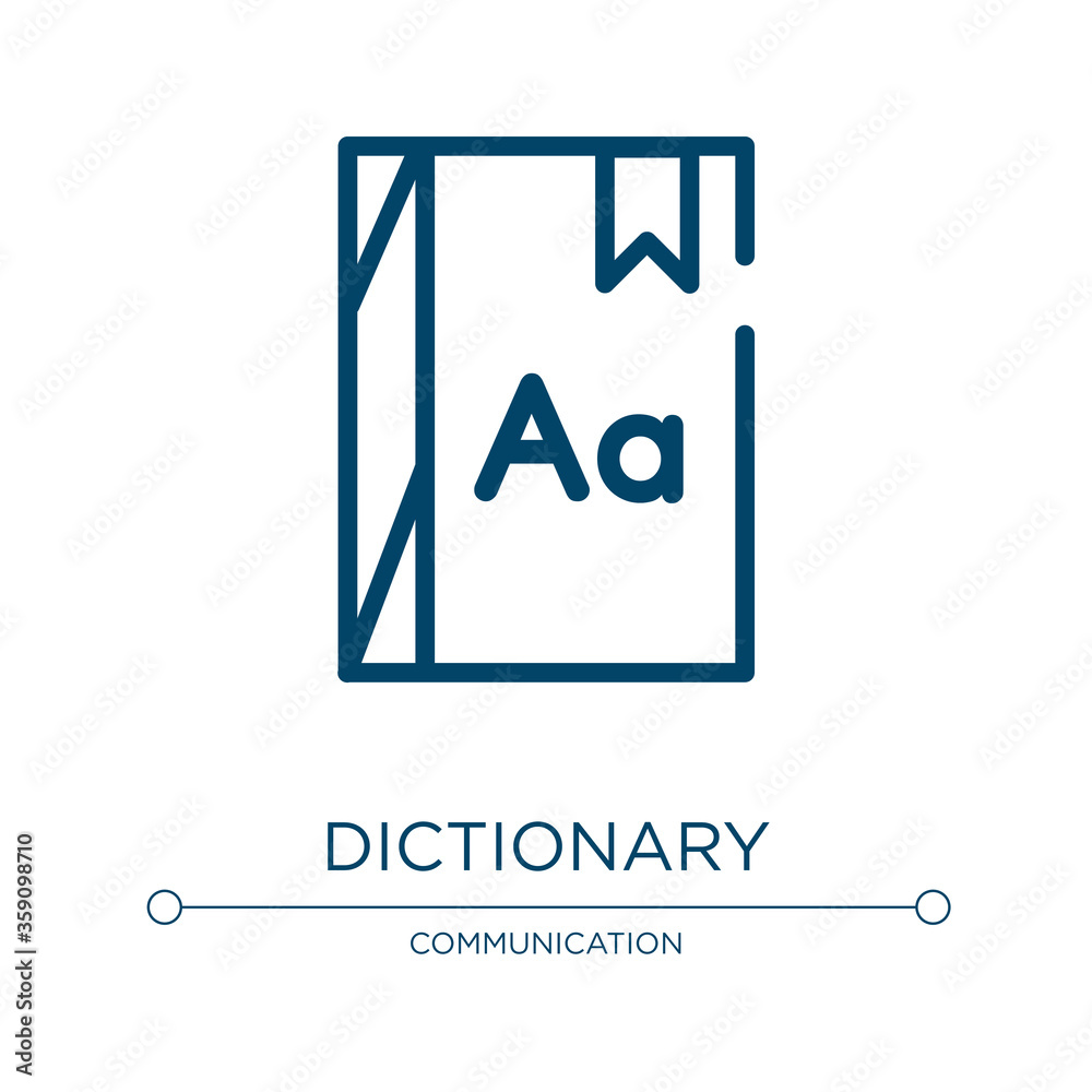 Dictionary Icon Vector