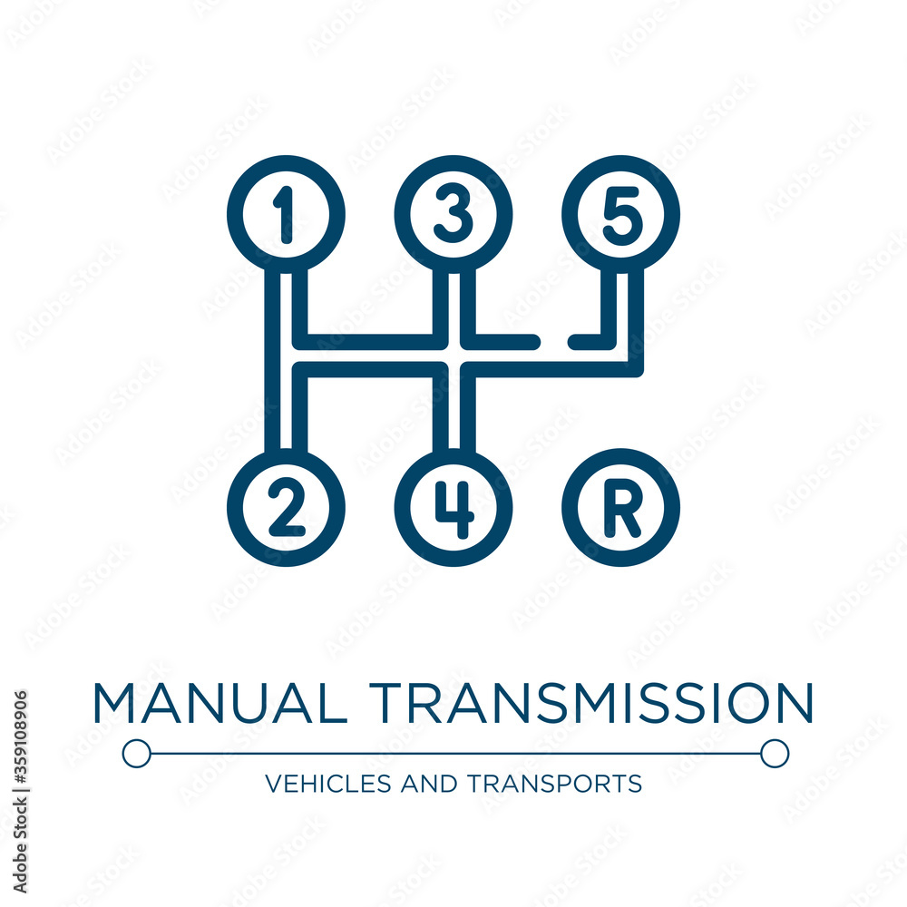 Manual Transmission Icon