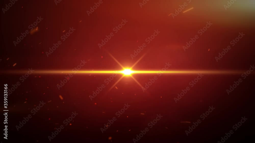 Optical Flares Explosion 4k Footage Glow orange gold flares blast with ...