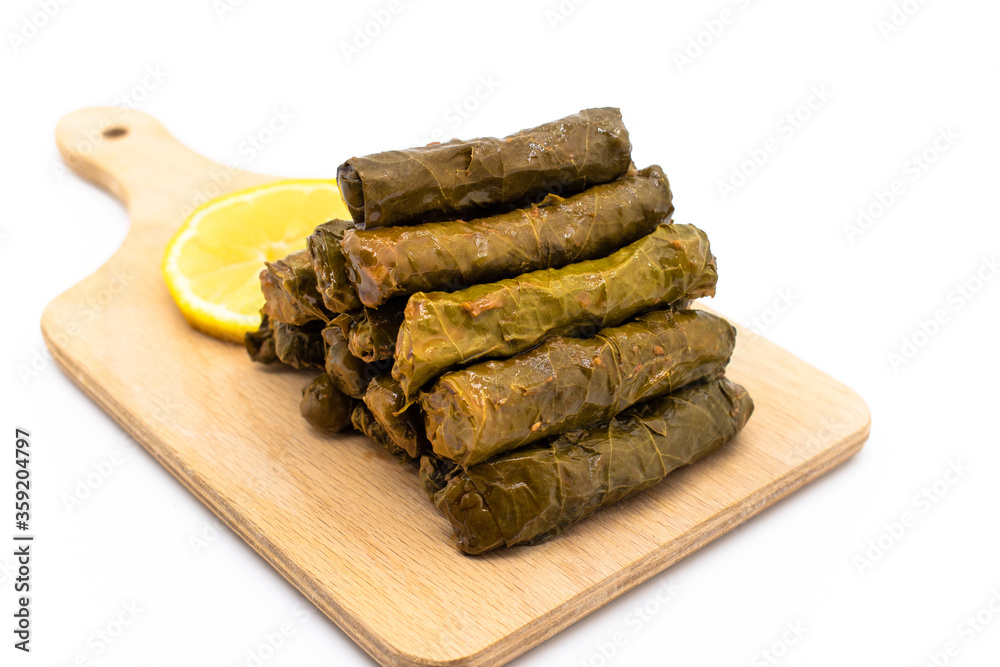 Sarma is a Turkish Traditional famous food on grape leaves. Turkish ...
