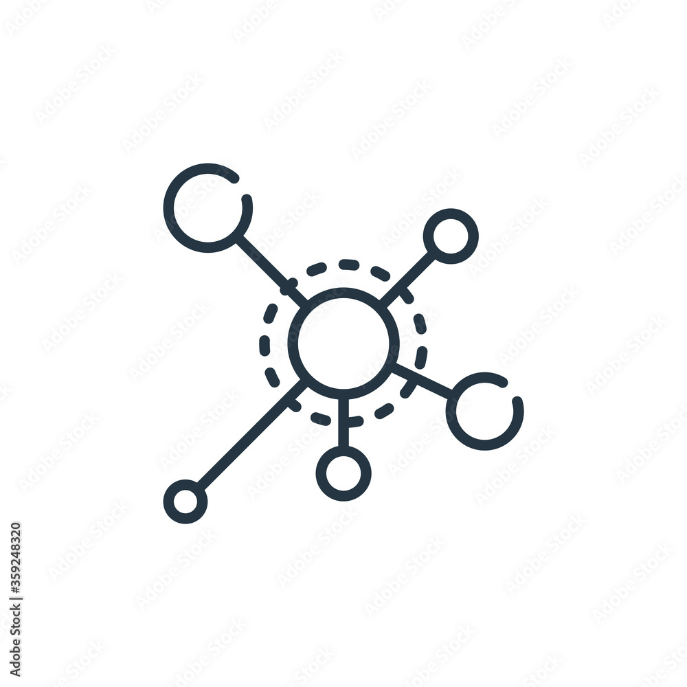 Categories Vector Icon Isolated On White Background Outline Thin Line Categories Icon For