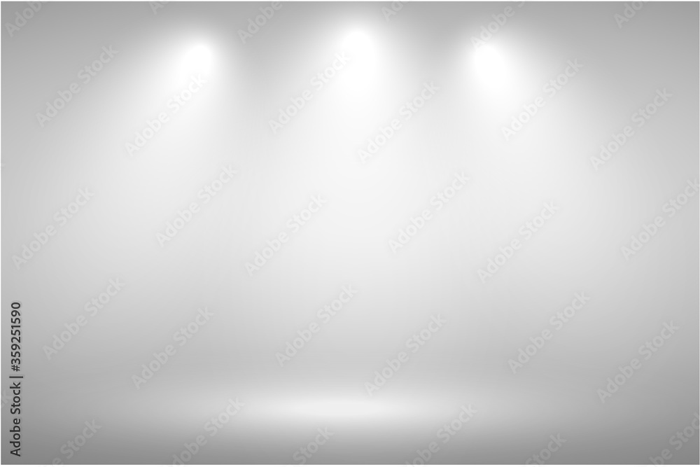 Abstract gray gradient studio background, empty room showcase interior ...