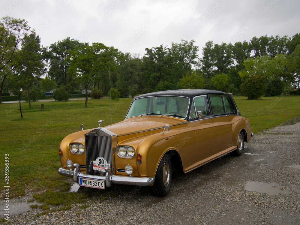 Rolls-Royce Phantom V, former car of austrian painter ernst fuchs Stock ...