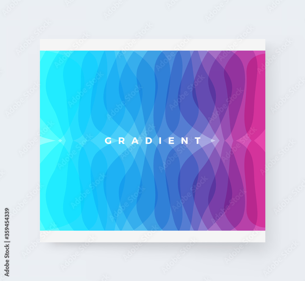 Abstract wavy background with dynamic effect. Modern screen design for ...