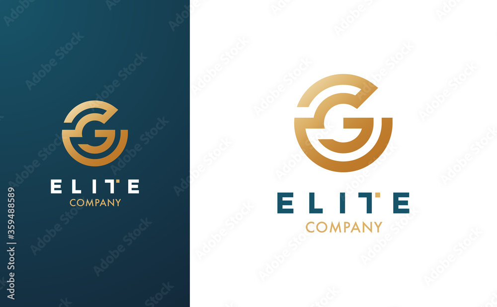 Premium Vector G Logo in two colour variations. Beautiful Logotype for ...
