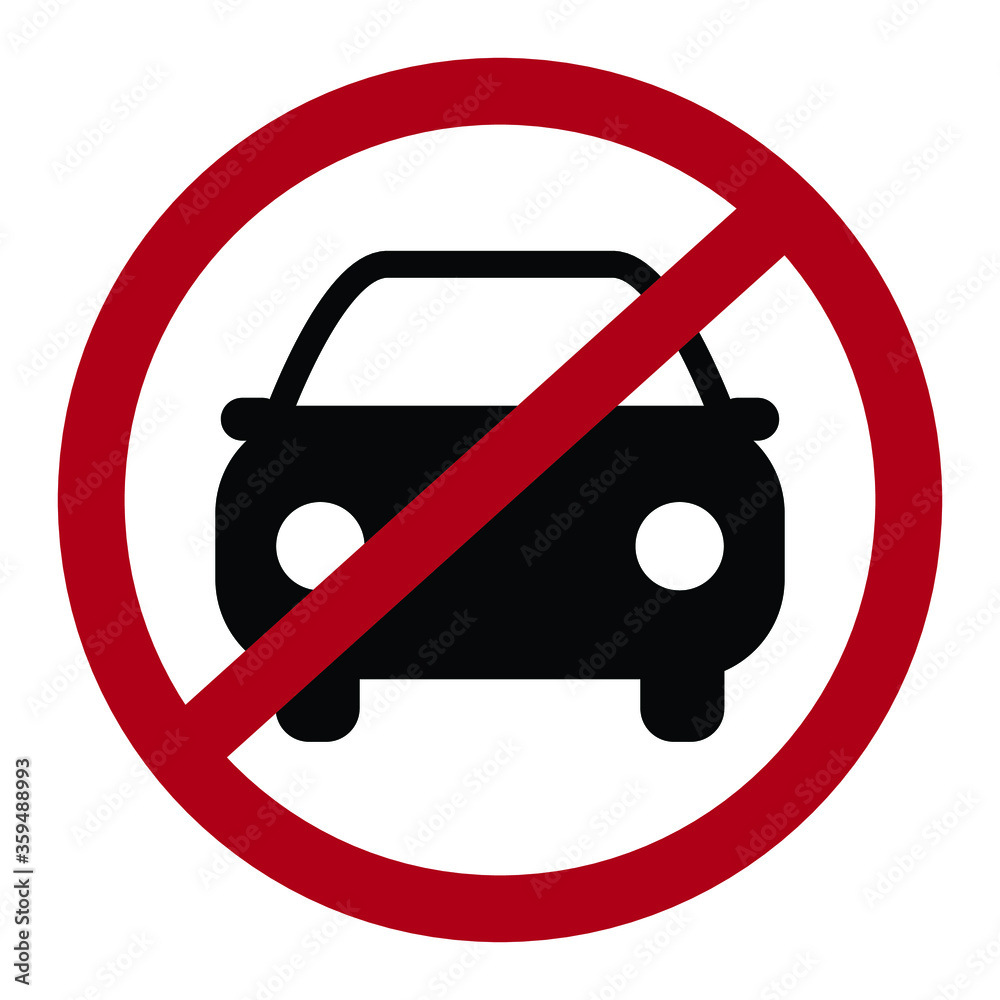 no parking sign, no entry signal, traffic sign vector Stock Vector ...