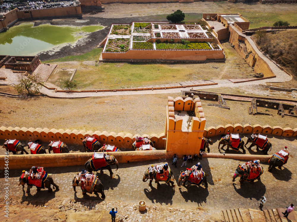 C-0106 Camel tour Photographed in Jaipur City Palace, India in April ...