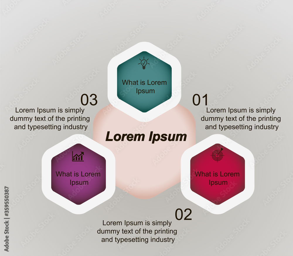 Business data visualization, infographics. Scheme of the process of ...