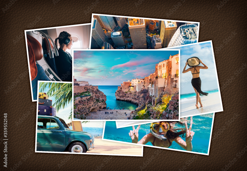 Stack of Pictures Mockup Stock Template | Adobe Stock