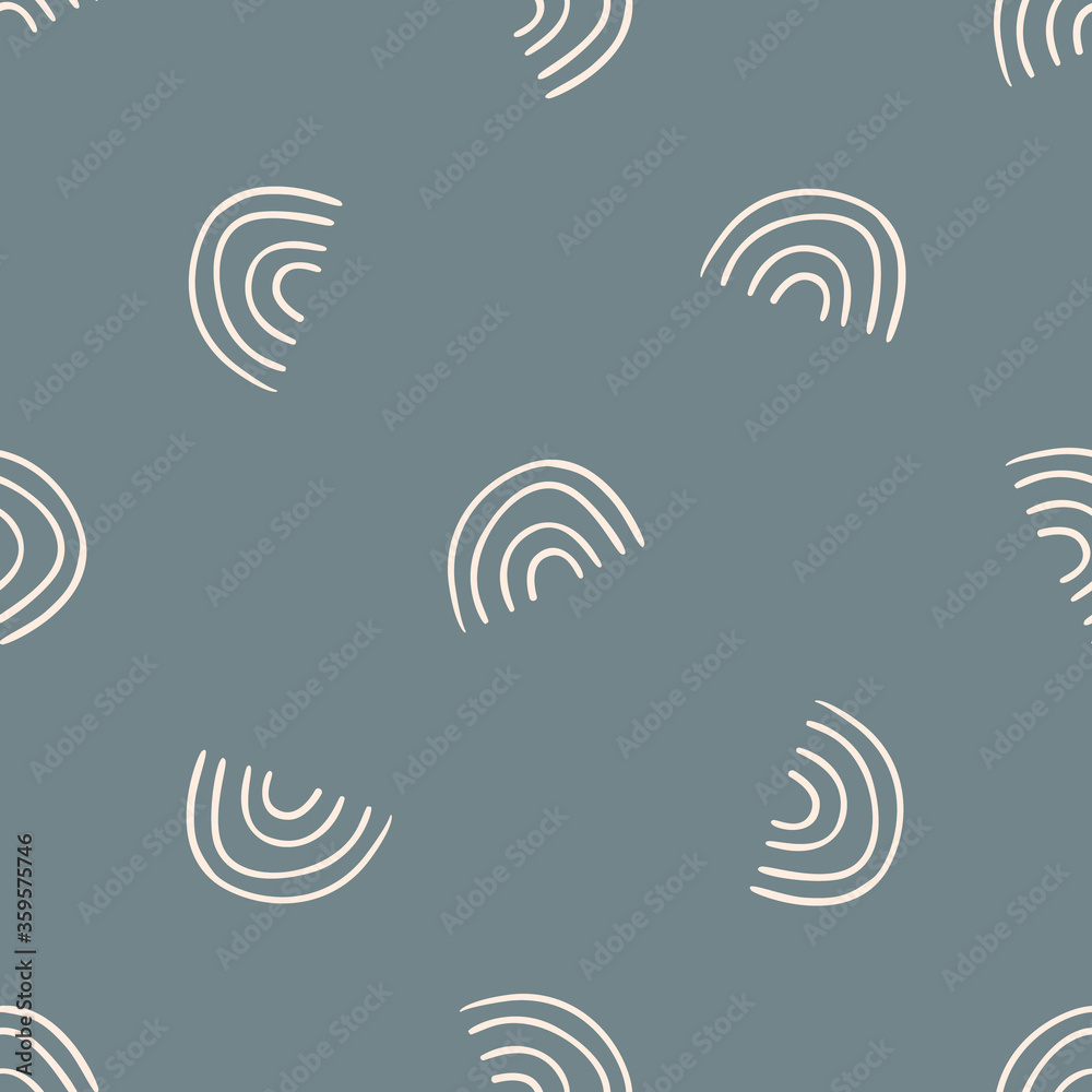Seamless background rainbow gender neutral baby pattern. Simple ...