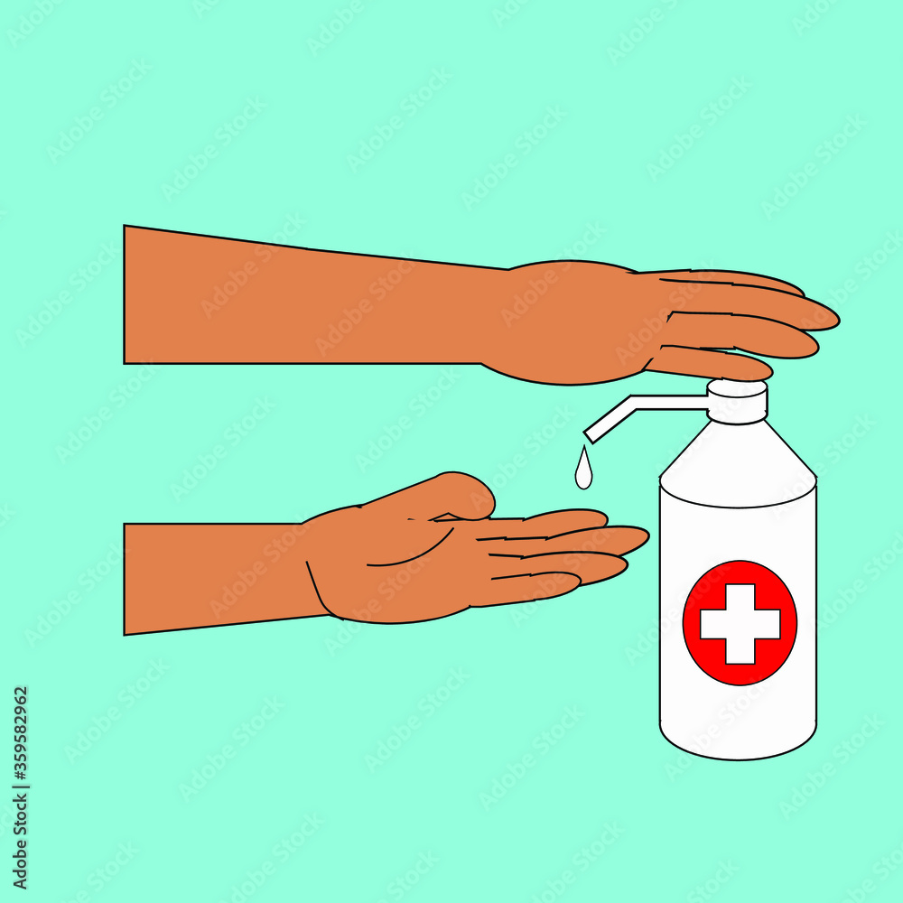 Use a hand sanitizer to clean your hands if there is no soap and water ...