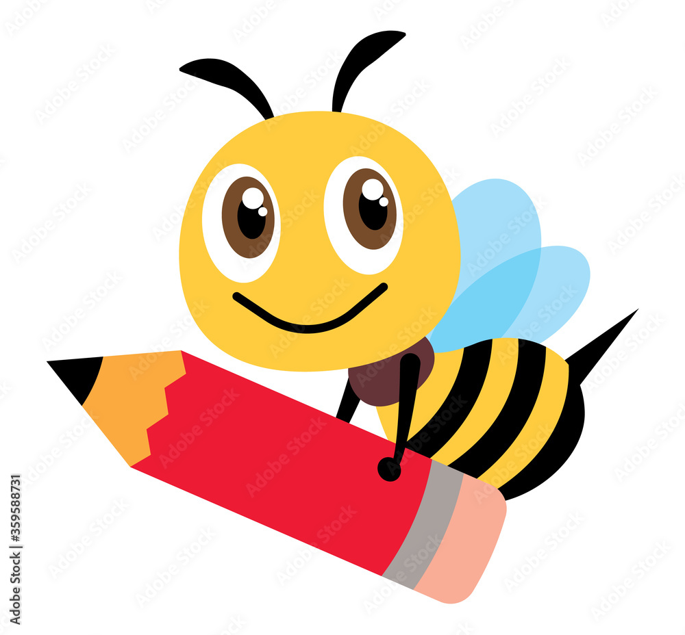 Happy Pencil Clipart