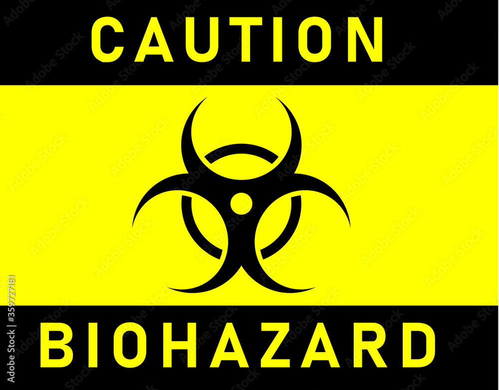 White Biohazard Clip Art