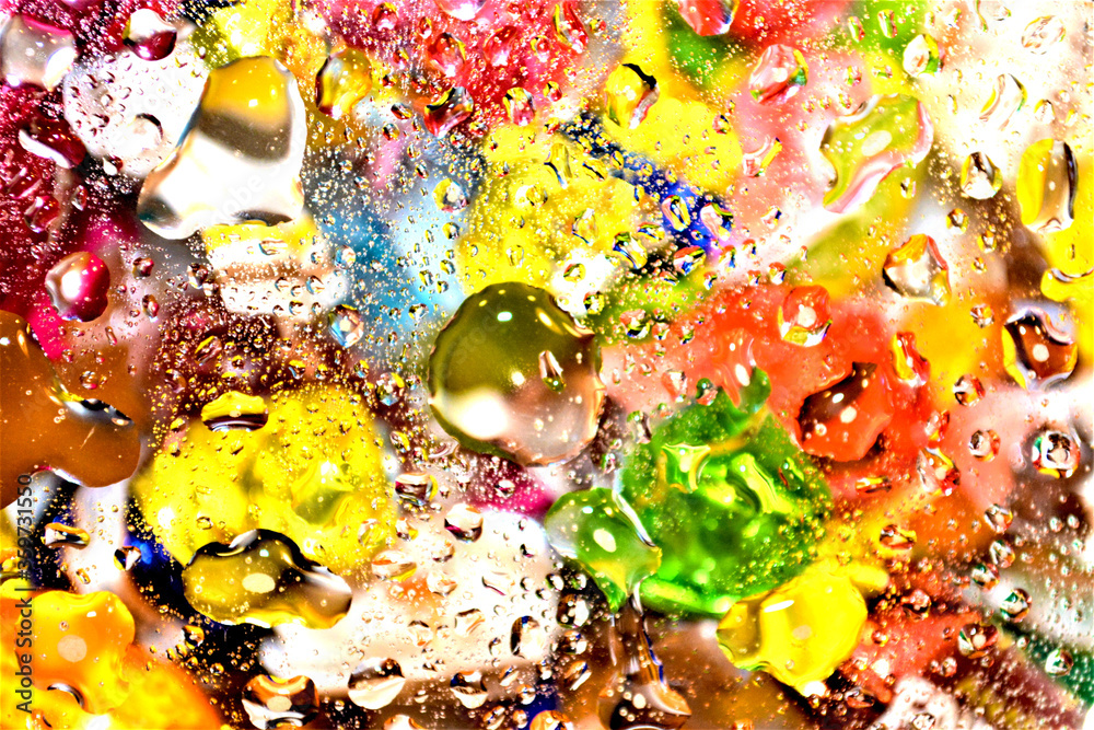 sfondi colorati con bolle di acqua Stock Photo | Adobe Stock