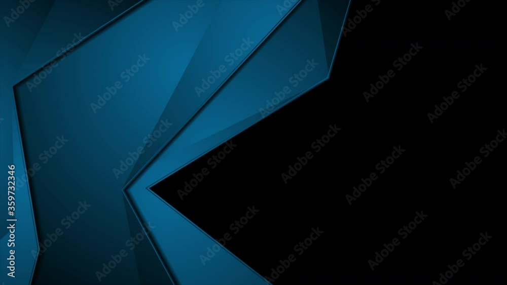 Dark blue corporate material abstract motion background. Seamless ...