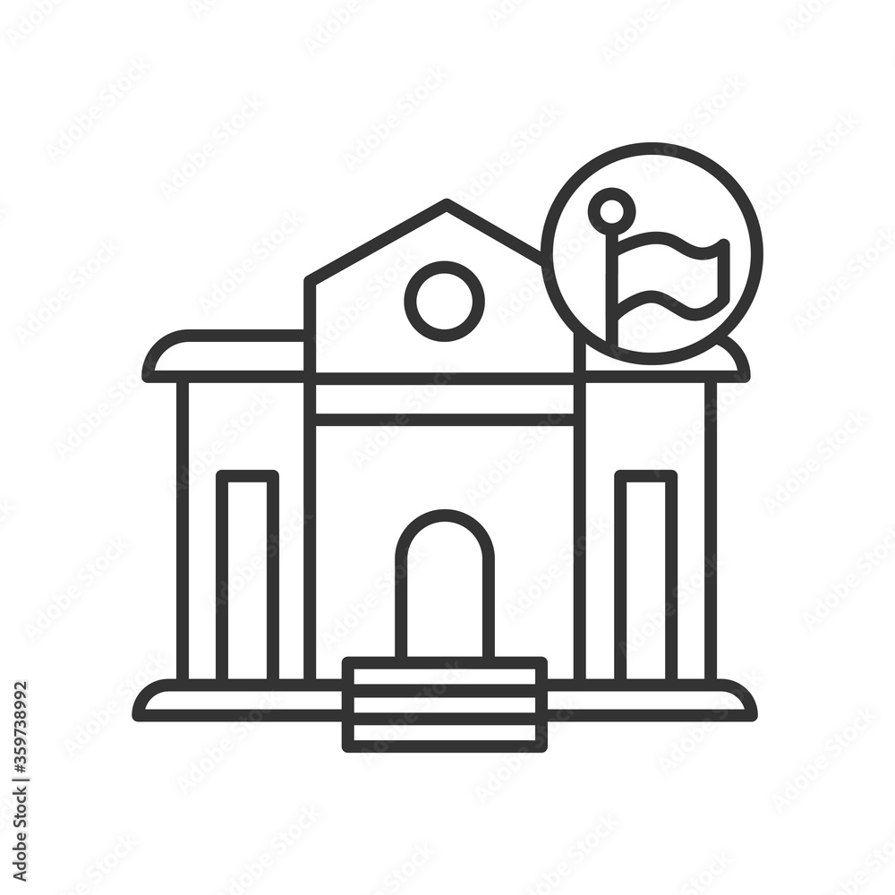 Government Building Drawing