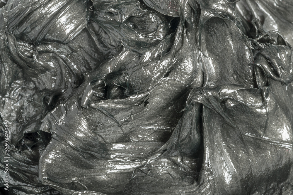 Close up of industrial Grease Rich and thick texture of industrial ...