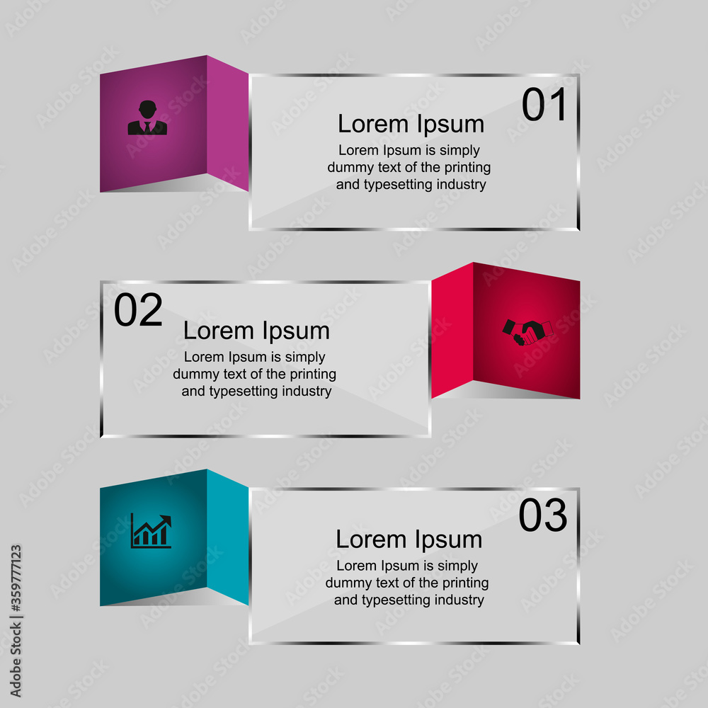 Business data visualization, infographics. Scheme of the process of ...