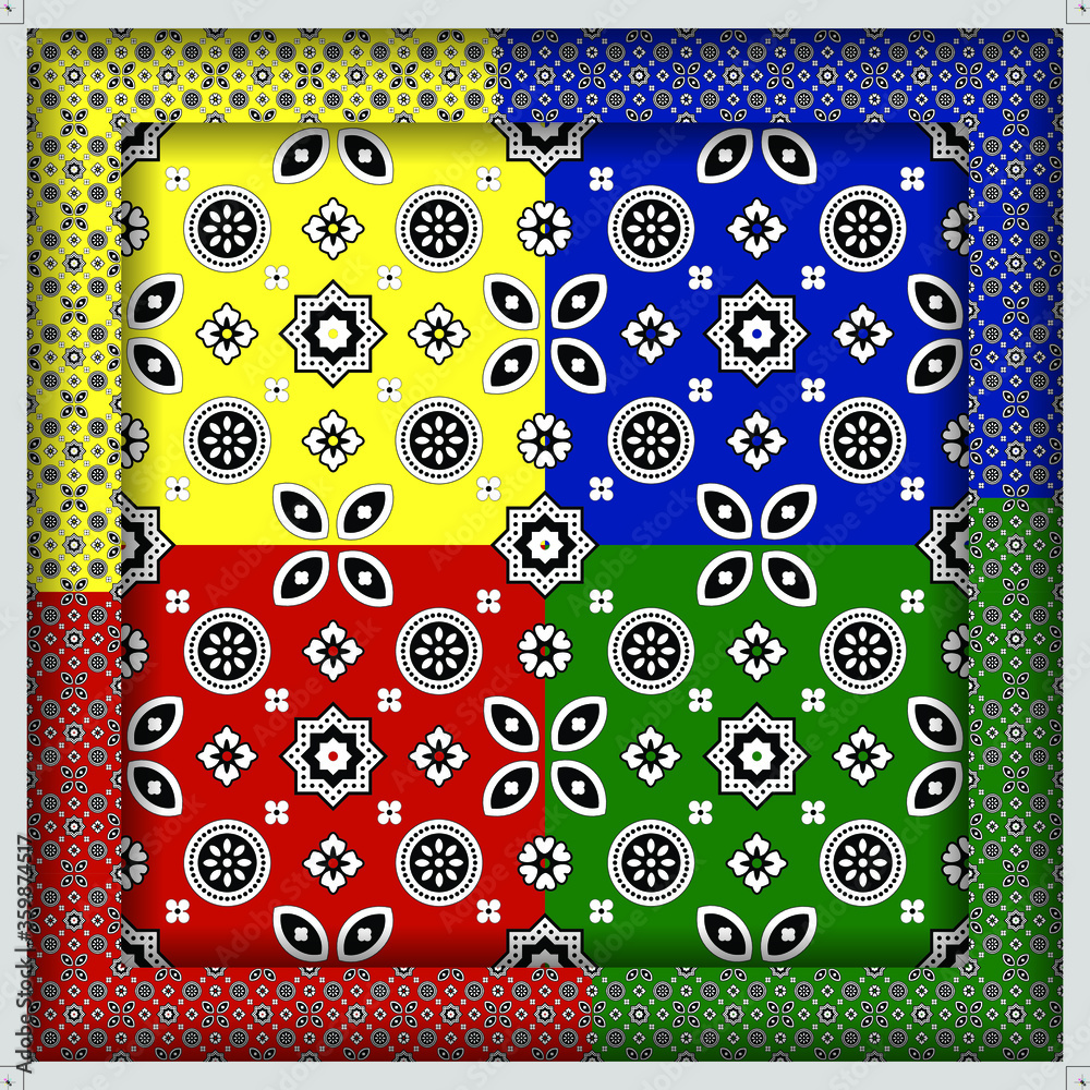 Ajrak Shawl - Sindhi Culture Fabric Pattern - Traditional Indus Valley ...