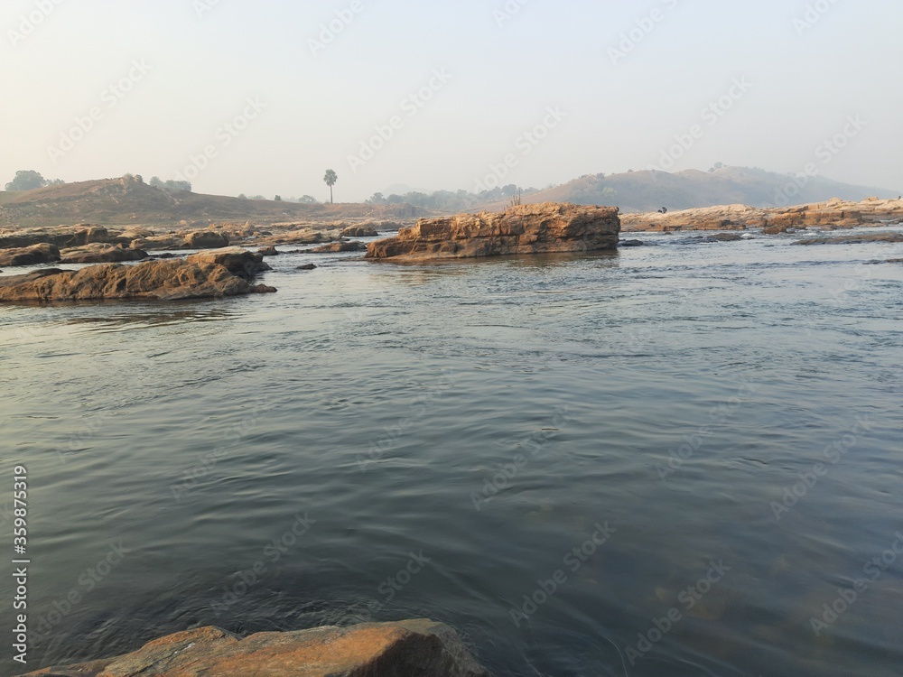 Barakar river karamdaha Ghat, border of Dhanbad Jamtara.This photo is ...