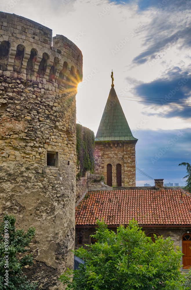 Historic Belgrade Fortress (Kalemegdan) in Belgrade, capital of Serbia ...
