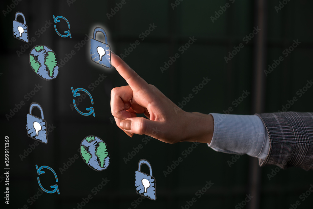 Free Sketch Of Digital Technology Information With Infographic Element ...