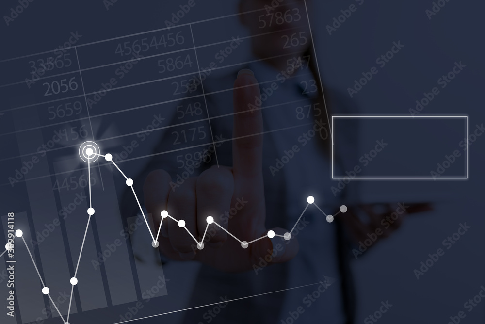Unstable High Risk Trend Movement Performance Financial Chart Status ...
