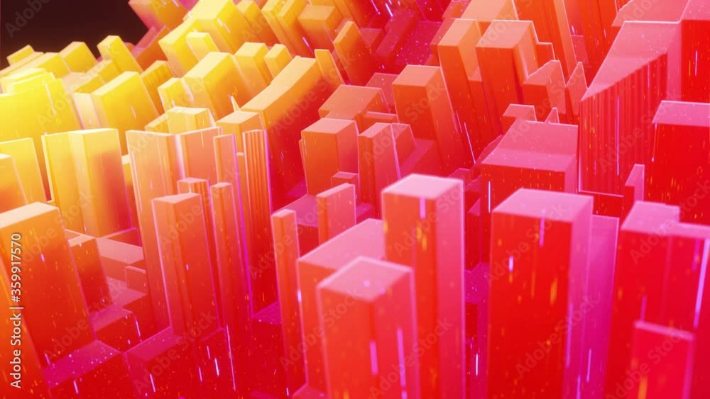 Beautiful abstract 3D surface with glitter sparkles, extruded or ...