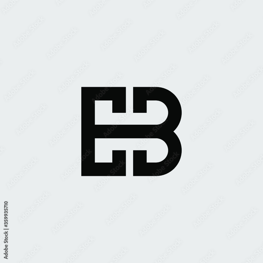 Vector of E letter combined with B letter that might suit your company ...