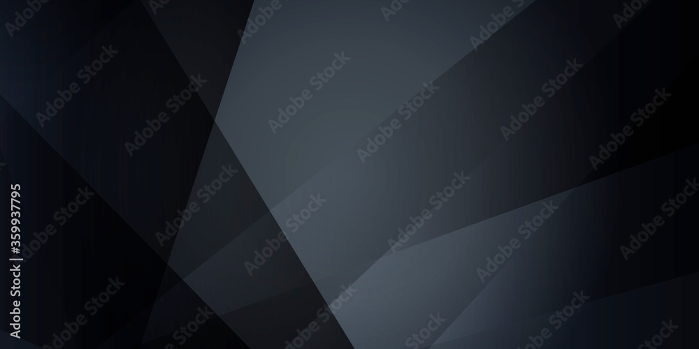 Dark abstract polygonal presentation background with business corporate ...