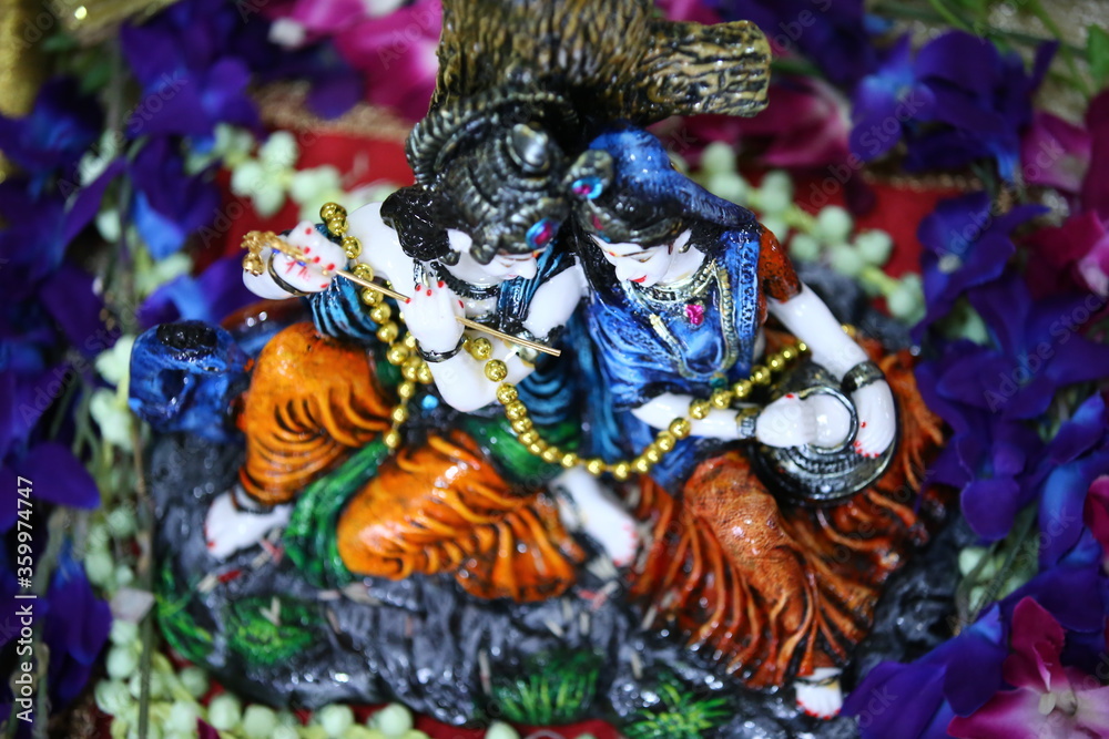 indian radhe krishna god Stock Photo | Adobe Stock