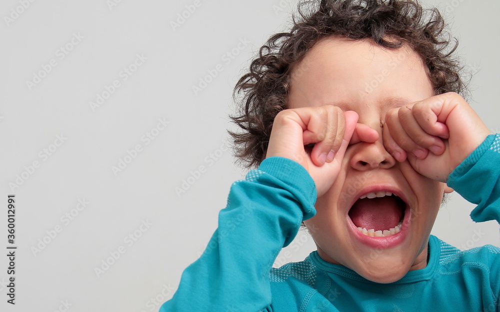 poor boy crying in poverty with no help crying alone and all by himself ...