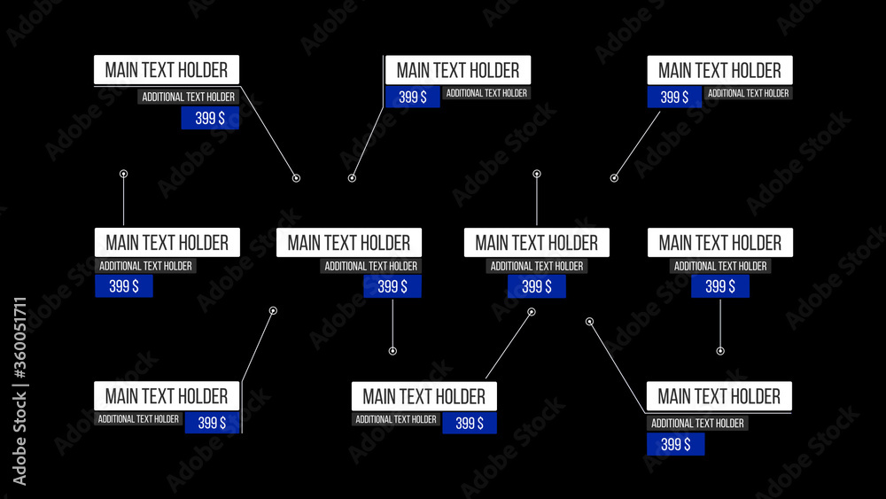 Simple Call Out Titles plantilla de Stock | Adobe Stock