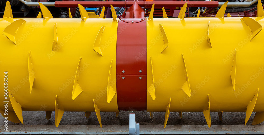 Agricultural machinery. The elements and components of agricultural ...