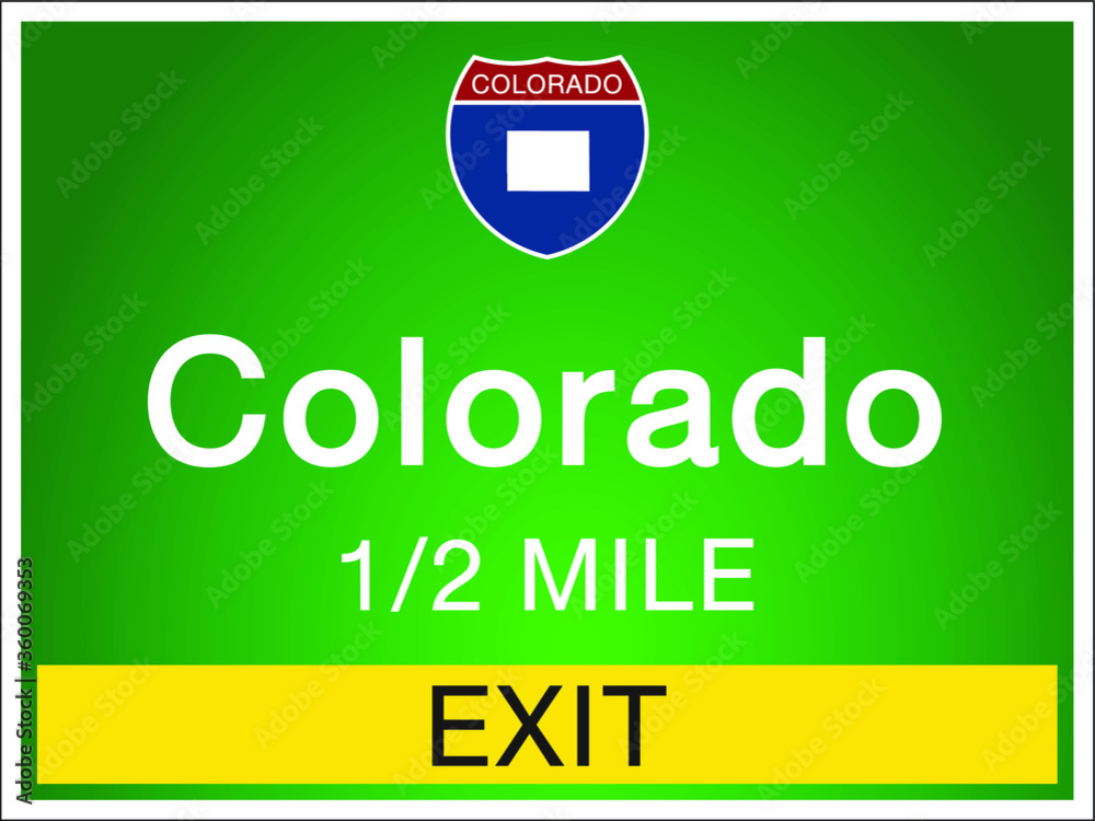 Roadway sign Welcome to Signage on the highway in american style ...