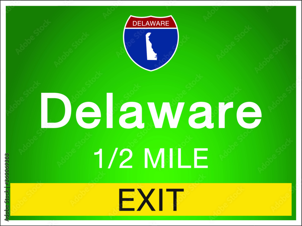 Roadway sign Welcome to Signage on the highway in american style ...