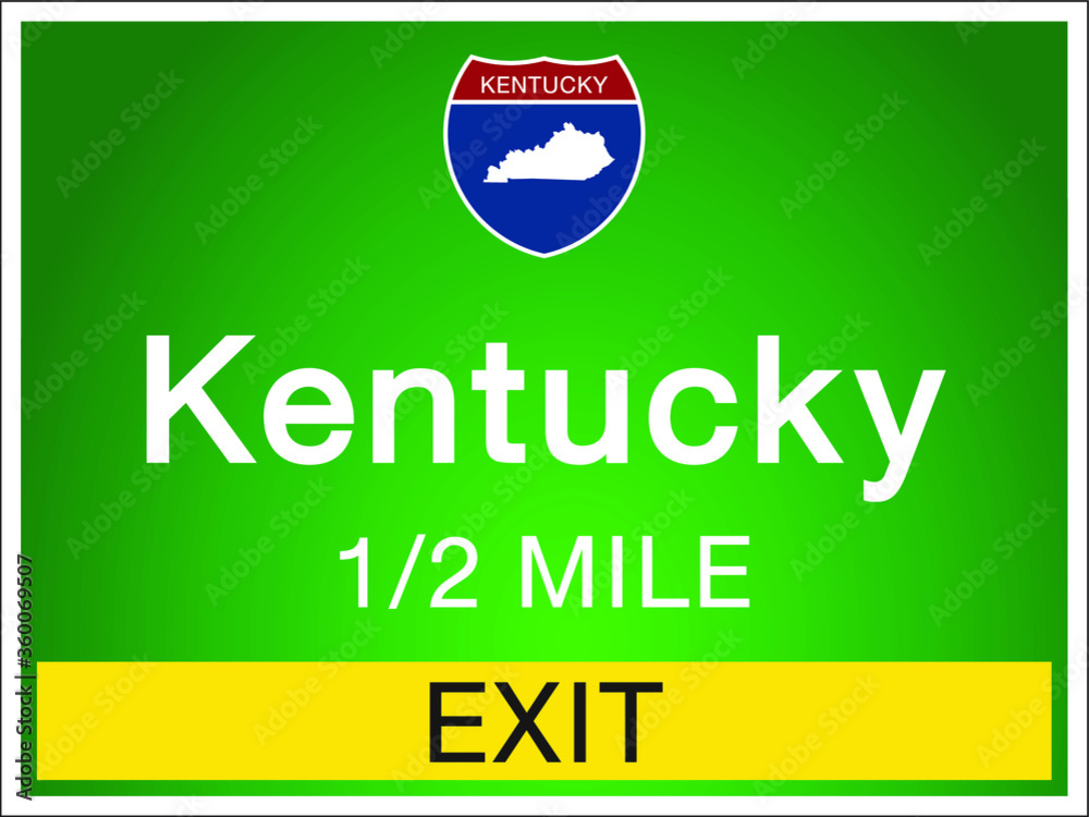 Roadway sign Welcome to Signage on the highway in american style ...