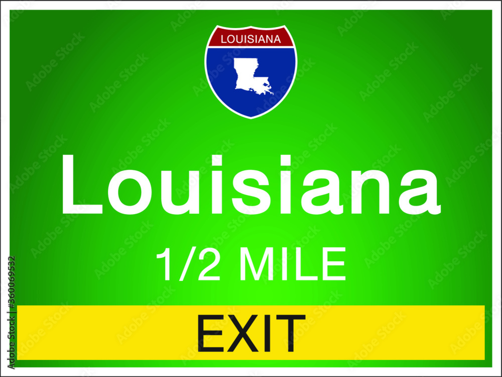 Roadway sign Welcome to Signage on the highway in american style ...