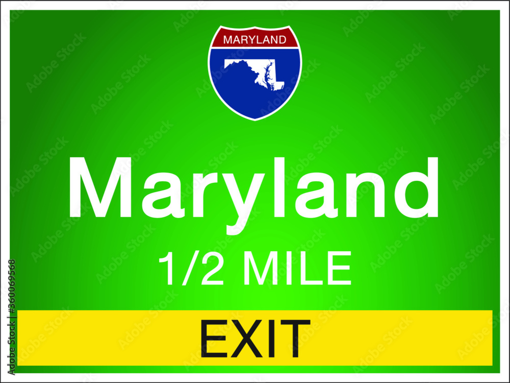 Roadway sign Welcome to Signage on the highway in american style ...