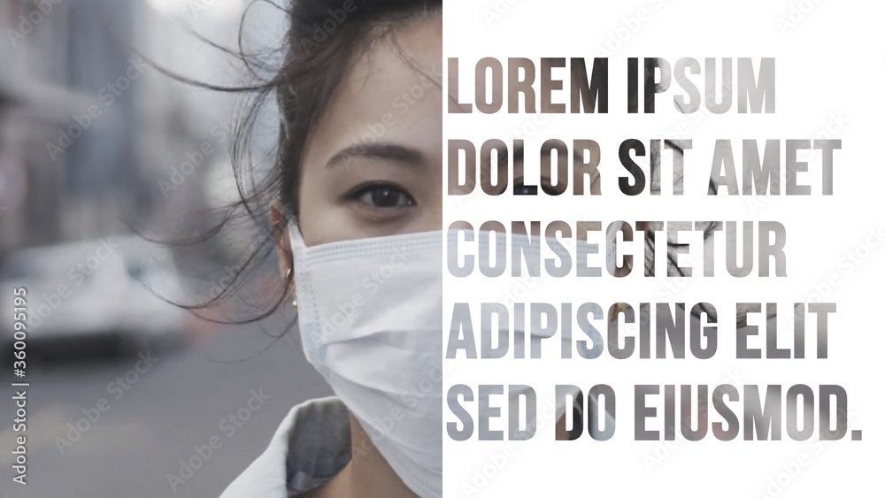 Slide in Split Cut Out Overlay Stock Template | Adobe Stock