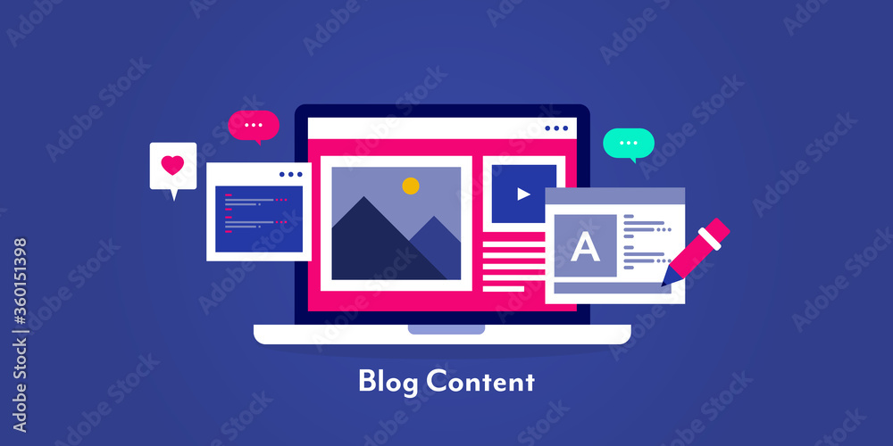 Blog content, blogging, creative blog writing, publication, content ...