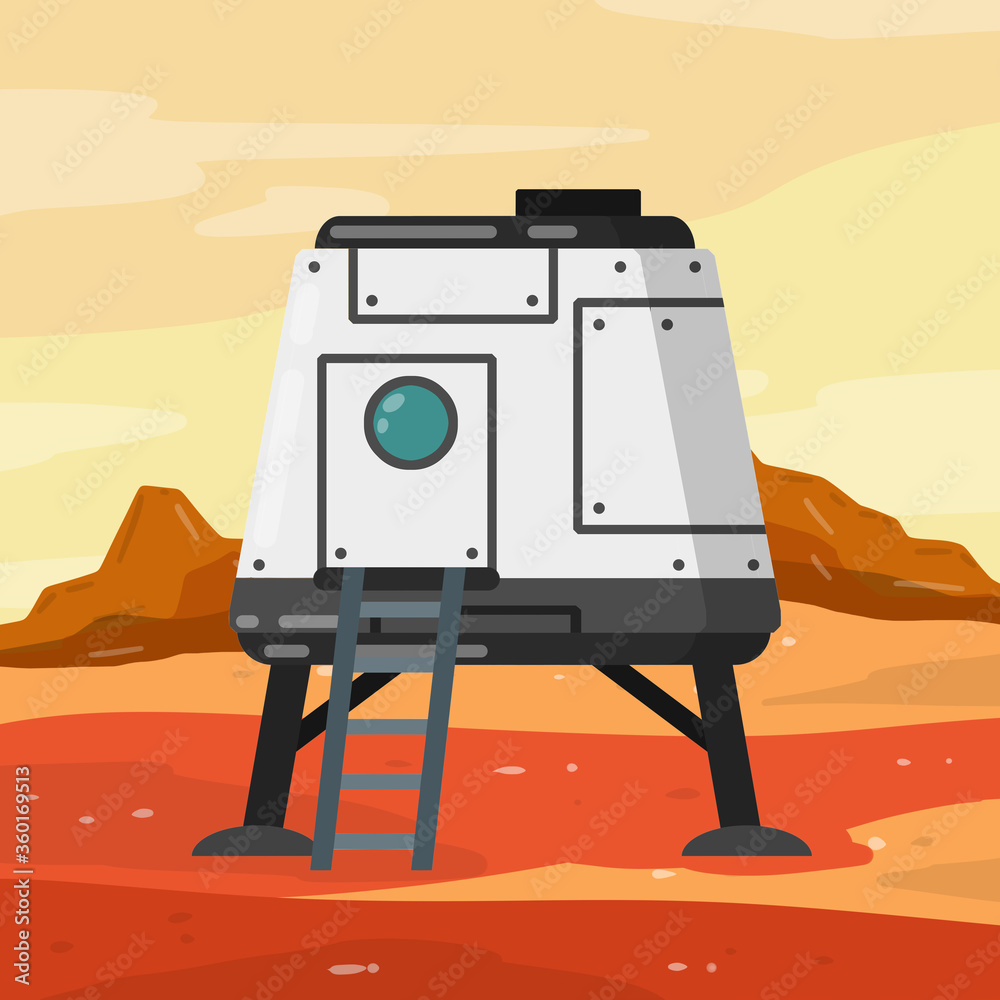 Mars Colony Living Quarters