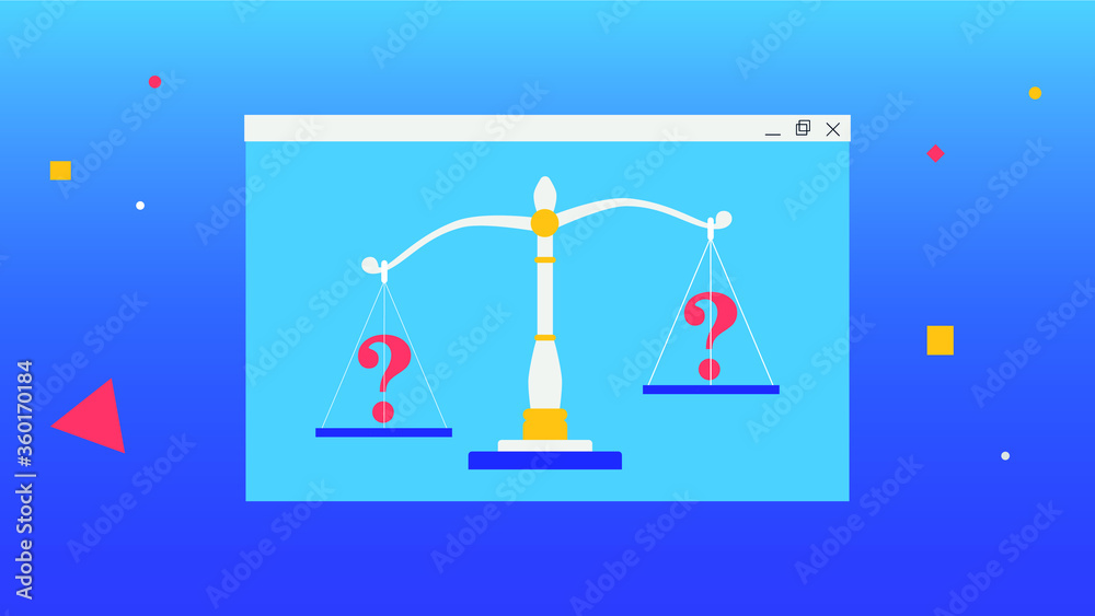 we see a web browser window that shows о The scale that weighs the ...