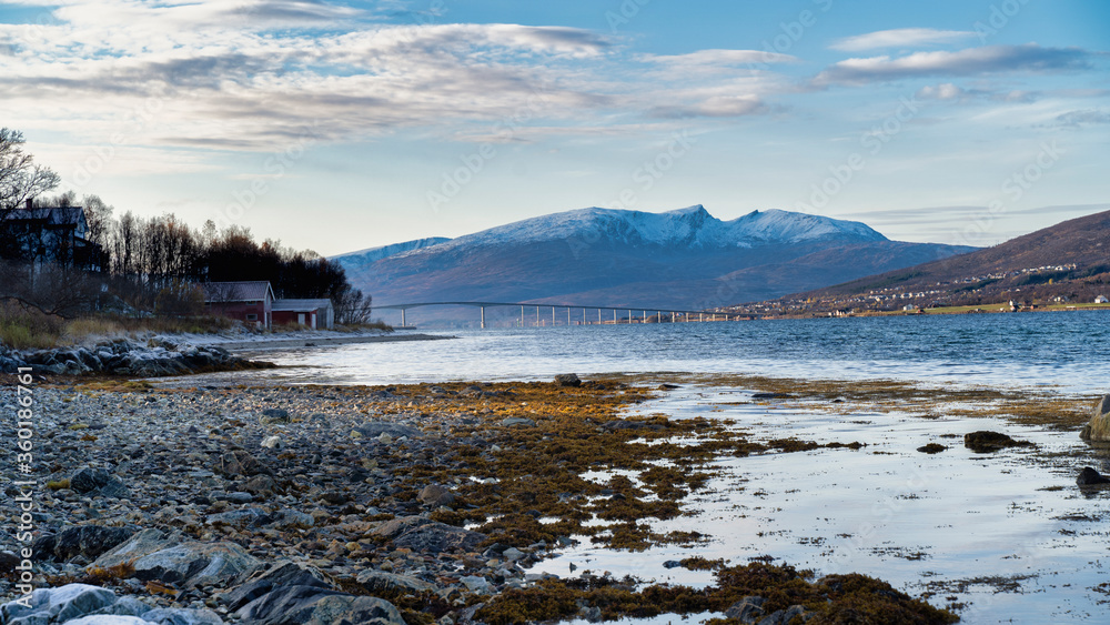 Unterwegs am Porsangerfjord, Finnmark, Norwegen Stock Photo | Adobe Stock