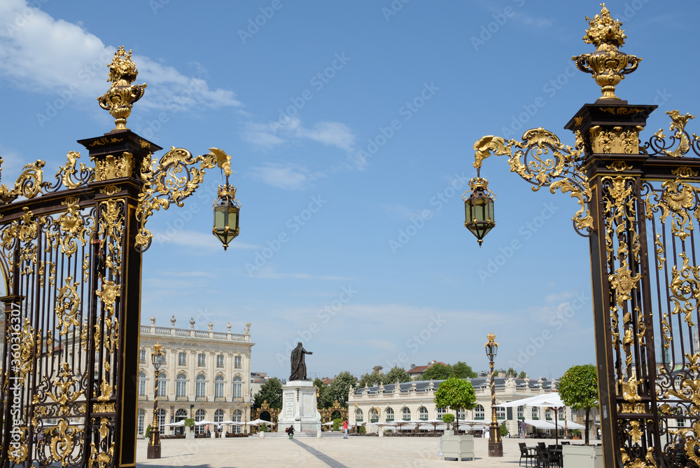Poster Grilles de la place Stanislas à Nancy (54) - Gilded wrought iron ...