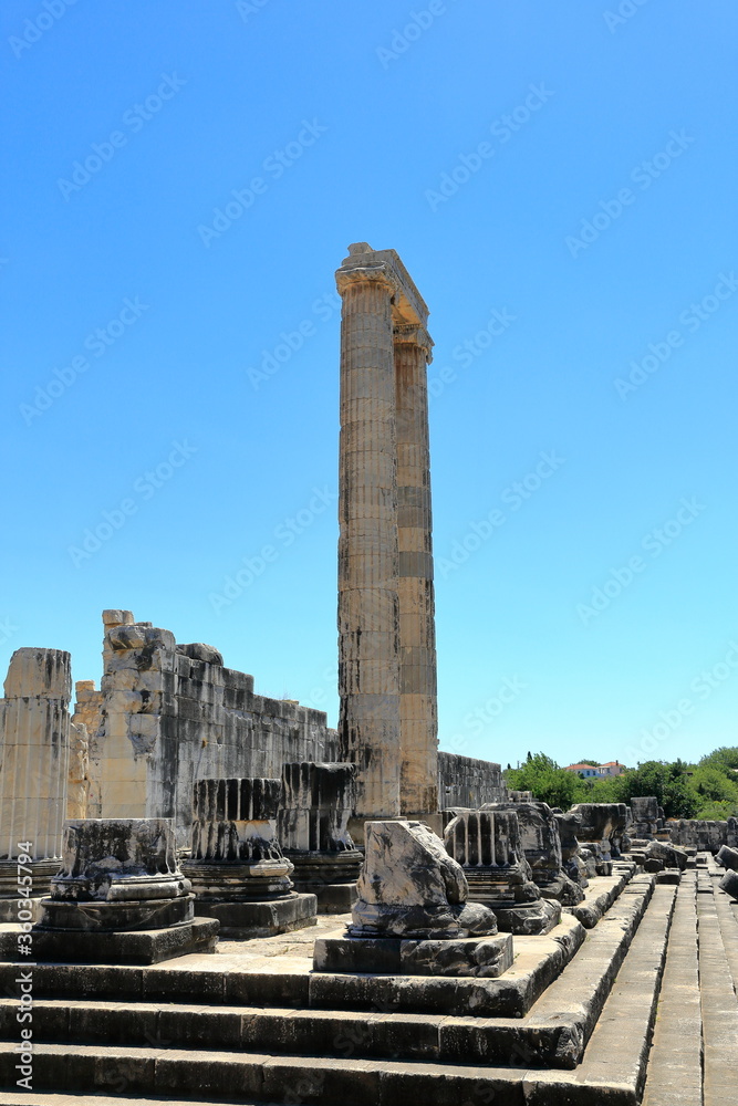 The ancient city of Didyma, Turkey. emple of Apollo built by the famous ...
