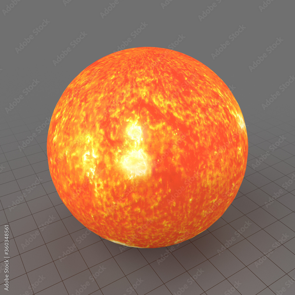 Sun Stock 3D asset | Adobe Stock