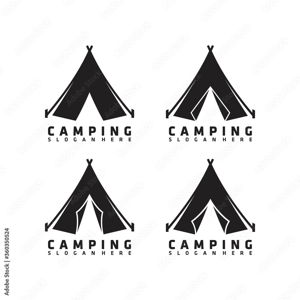 Camping and outdoor adventure logo designs concept vector. Camping logo ...