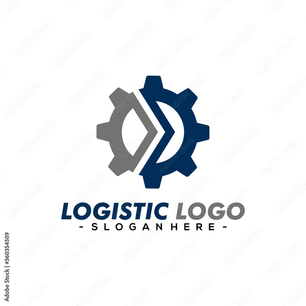 Logistic logo vector for business / company. Modern delivery service ...